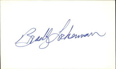 BRADLEY LOCKERMAN DUMB AND DUMBER Signed 3"x5" Index Card | eBay