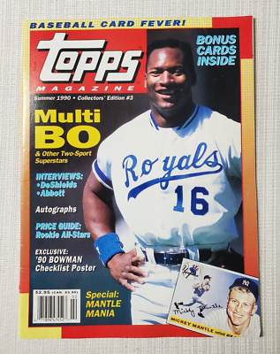 Topps Magazine #3 (Summer 1990)(Collectors Ed) -Bonus Cards Inside ...