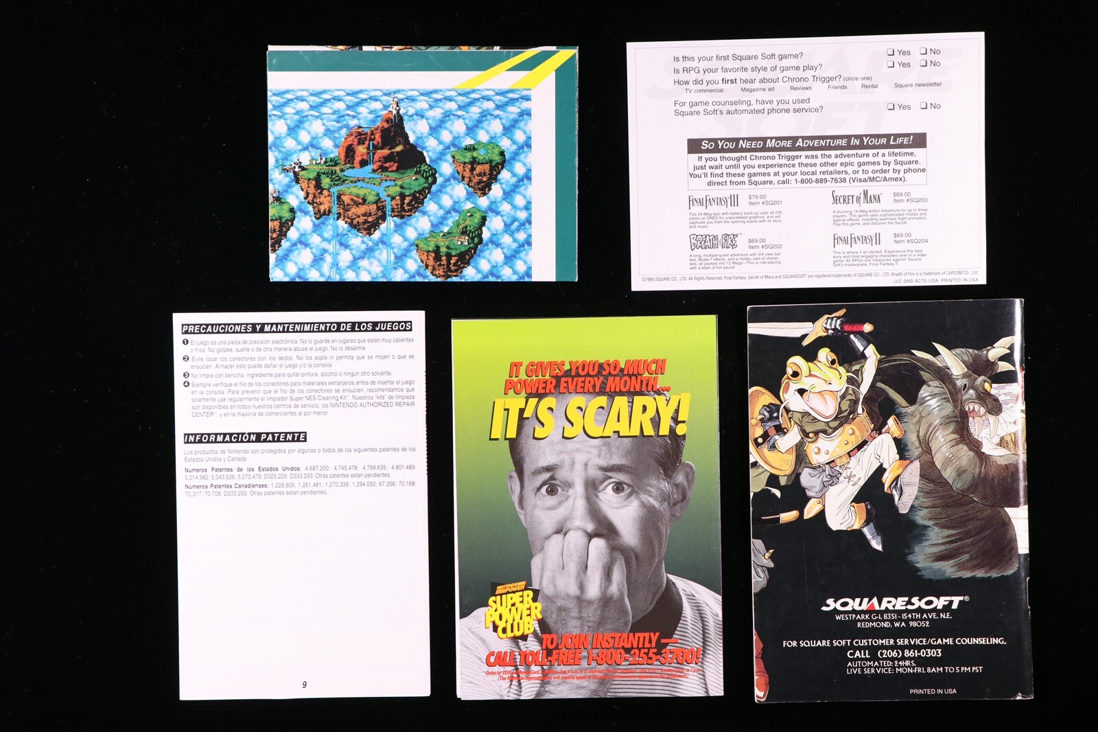 Chrono Trigger (Super Nintendo) SNES Complete with Registration Card ...