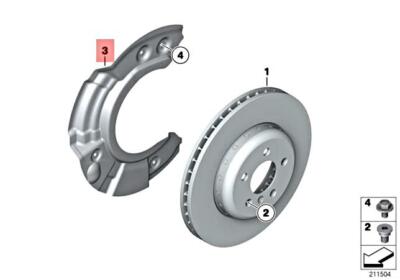 BMW X1 ZINORO 1E E84 M12 X1 16D 16I PROTECTION PLATE RIGHT 34106787310 ...