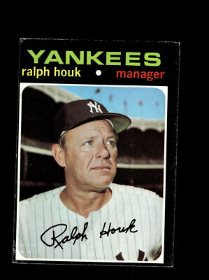 New York Yankees Ralph Houk #146 Topps Baseball Near Mint or Better top ...