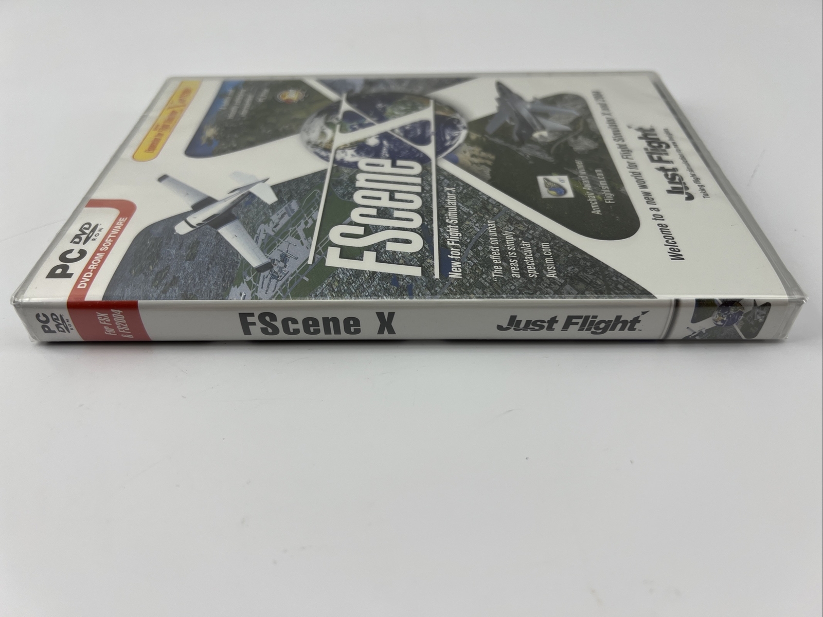 FSCENE X Pc DVD Rom Add-On Expansion Flight Simulator Sim X & 2004 FSX ...