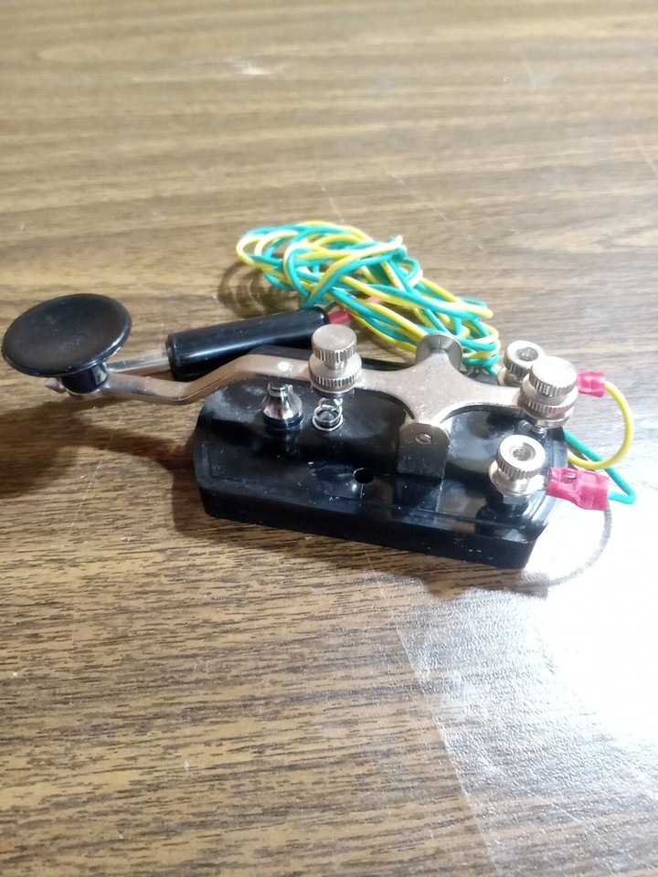 🔥 MFJ-550 🔥 STRAIGHT MORSE CODE KEYER FOR HAM RADIO HF TELEGRAPH KEY | eBay