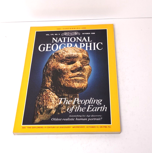 National Geographic Magazine Oct 1988 Vol 174 #4 Clovis Siberia People ...