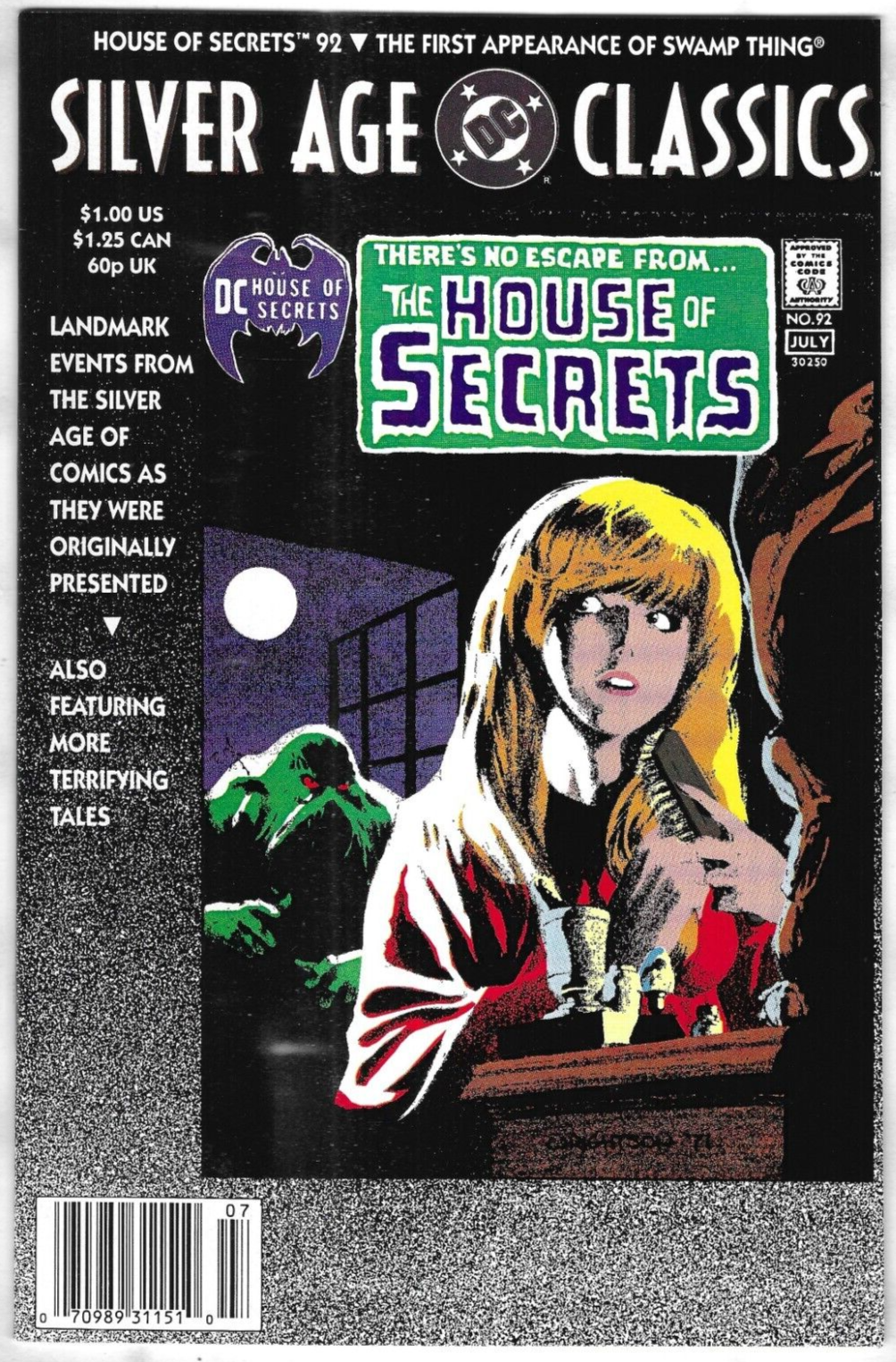 House of Secrets Comic 92 DC Silver Age Classics Reprint 1992 Dick ...