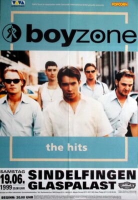 BOYZONE - 1999 - Live In Concert - The Hits Tour - Poster ...