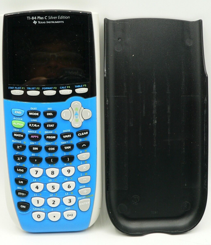 Texas Instruments TI-84 Plus C Silver Edition Graphing Calculator ...