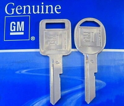 Genuine GM KEY SET 1968 1972 1976 80 87-89 C/D Chevy Cadillac Pontiac ...