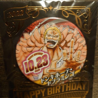 Doflamingo One Piece Original Art Birthday Can Badge 2022 Straw Hat ...