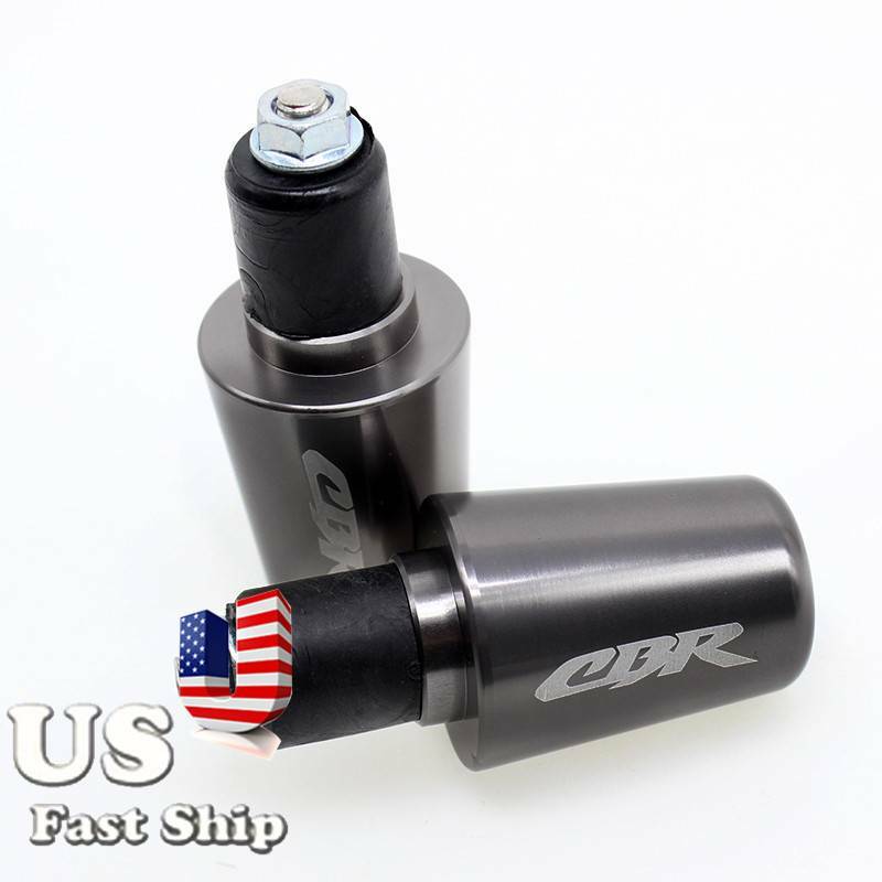 CNC Handle Bar End Plug Grip End Cap For RVT1000R (RC51) 00-2006 ...