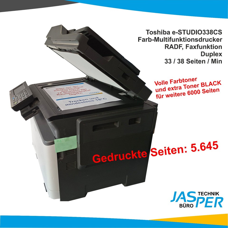 Toshiba e-Studio 338cs Farb Multifunktion Laser Drucker NUR 5650 Seiten ...