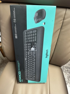 Logitech Advanced Combo Wireless Keyboard & Mouse 920-008701 | eBay