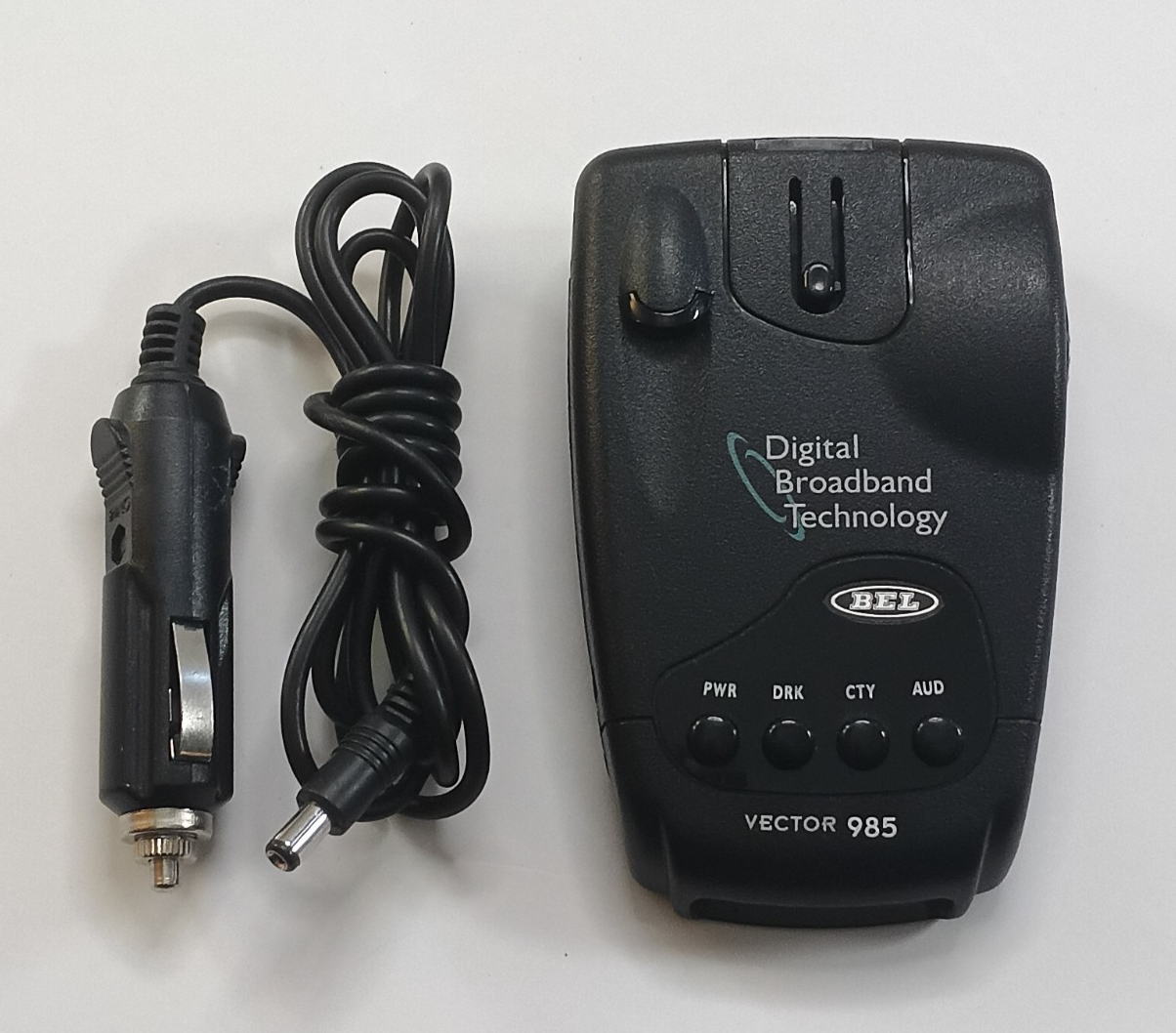 Beltronics Vector 985 Radar Detector with Vehicle Power Cord | eBay