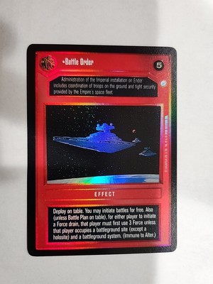 Star Wars CCG Tournament Foil Battle Order Near-mint Unplayed | eBay