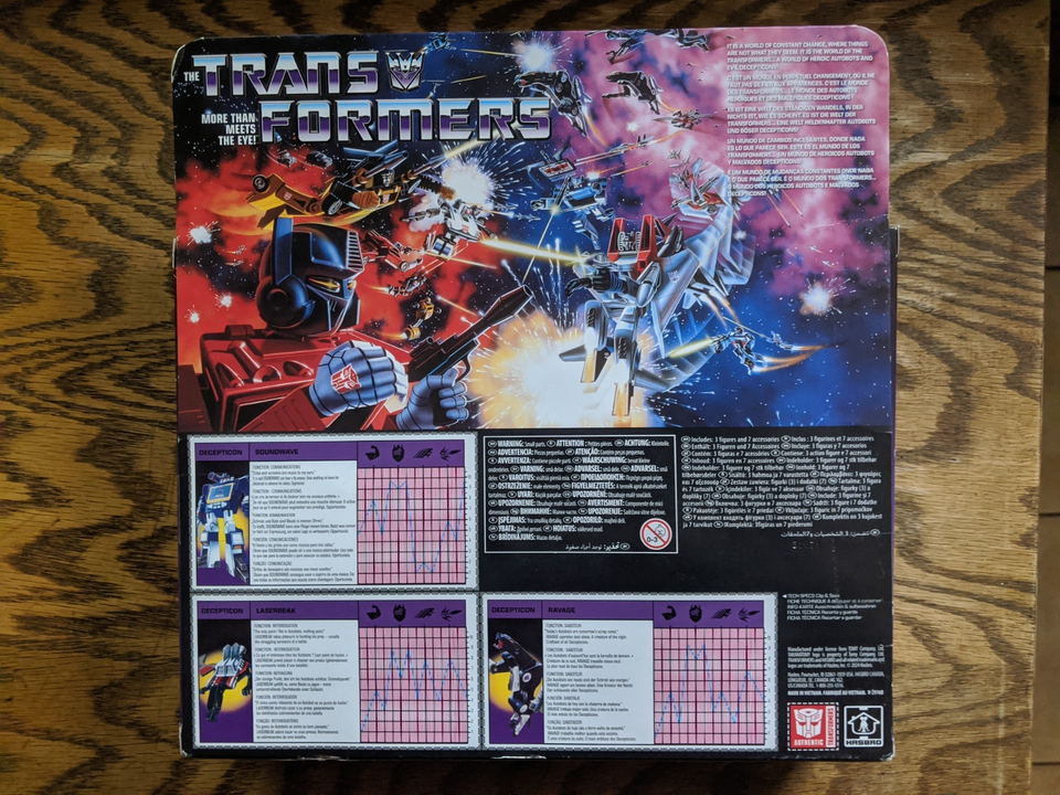 Transformers Triple Changer Astrotrain and G1 Soundwave 40th ...