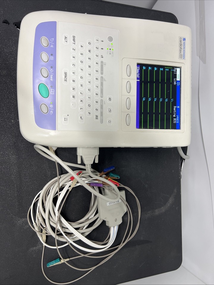 NIHON KOHDEN CARDIOFAX M EKG ecg .12-channel ECG | eBay
