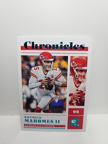 2022-23 Panini Chronicles Football Patrick Mahomes II Teal Parallel #13 ...