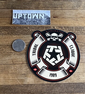 Tribal Gear Brand Clique Graffiti Sticker Skull Art | eBay