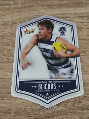 2018 AFL SELECT SILVER SINGLE DIE-CUT PARALELL GEELONG CATS MARK ...