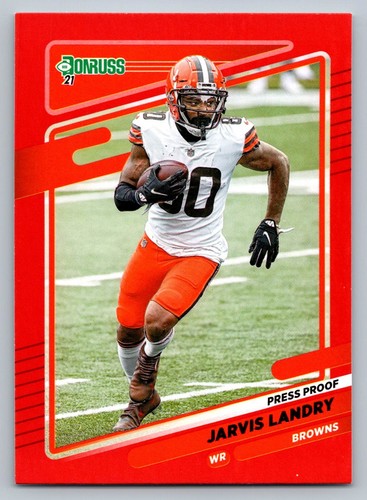 2021 Donruss #201 Jarvis Landry Press Proof Red Near Mint | eBay
