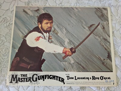 Vintage Lobby Movie Card The Master Gunfighter Tom Laughlin & Ron O ...