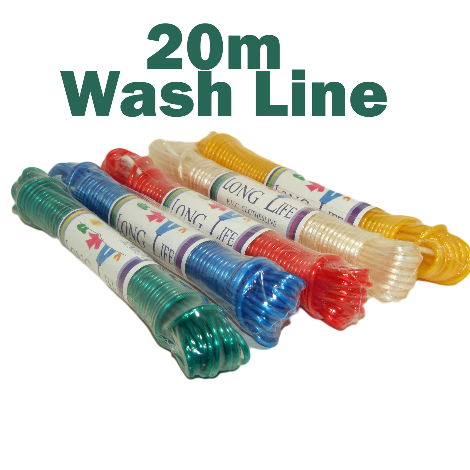 PVC 20 Metres (65 feet) Wash Washing Clothes Line | eBay UK