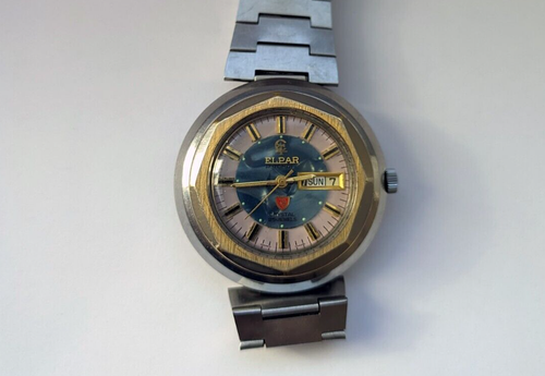 Vintage ELPAR. Swiss Made. Automatic. 25 Jewels | eBay