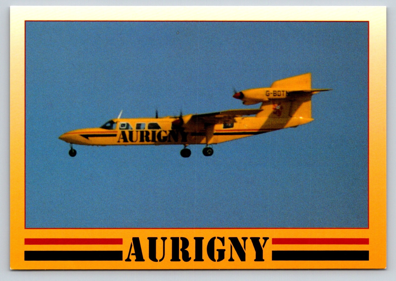 Aurigny Airlines Commuter 4x6 Bailiwick of Guernsey Airport Postcard | eBay