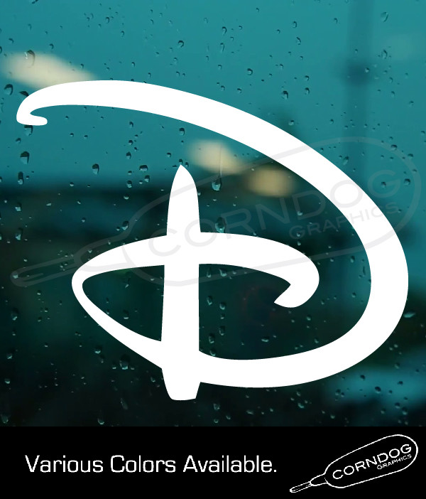 Disney D STICKER VINYL DECAL MICKEY MOUSE WALT DISNEY WORLD | eBay