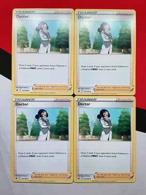 Doctor Trainer 134/198 Chilling Reign x4 Pokemon Playset 4x | eBay