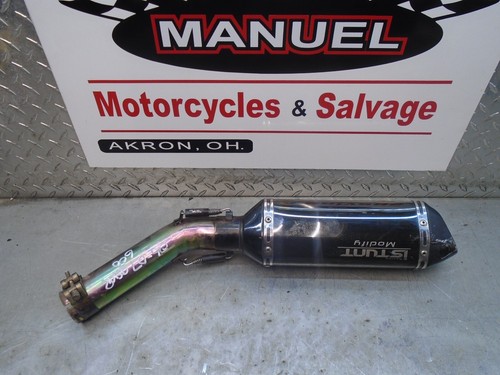 07 06-07 SUZUKI GSXR600 ISTUNT MODIFY SLIP ON MOFFLER & MID PIPE | eBay