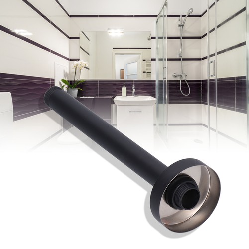 Black NPT 20MM Shower Arm 8 Inch Shower Arm Concealed Wall Mounted ...
