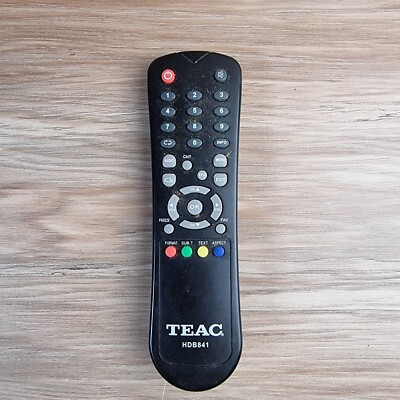 Genuine Teac HDB841 Remote Control Set Top Box *UNTESTED* | eBay