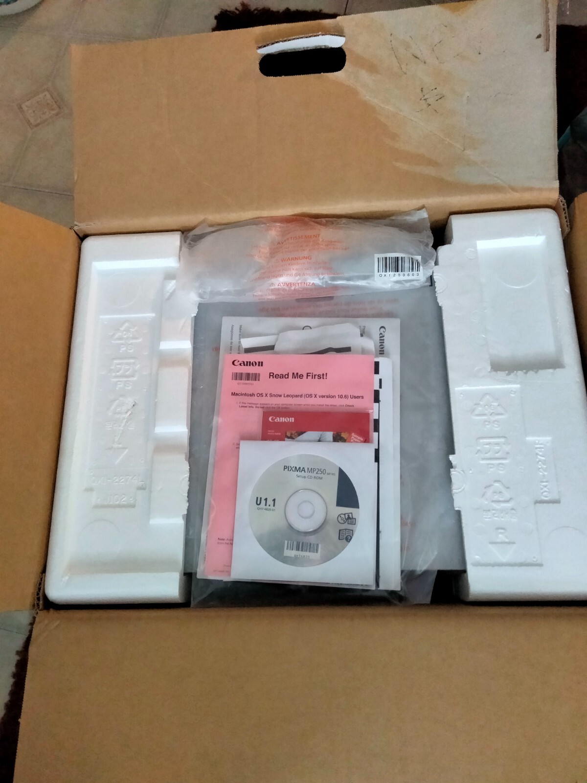 Canon PIXMA MP250 All-In-One Inkjet Printer for sale online | eBay