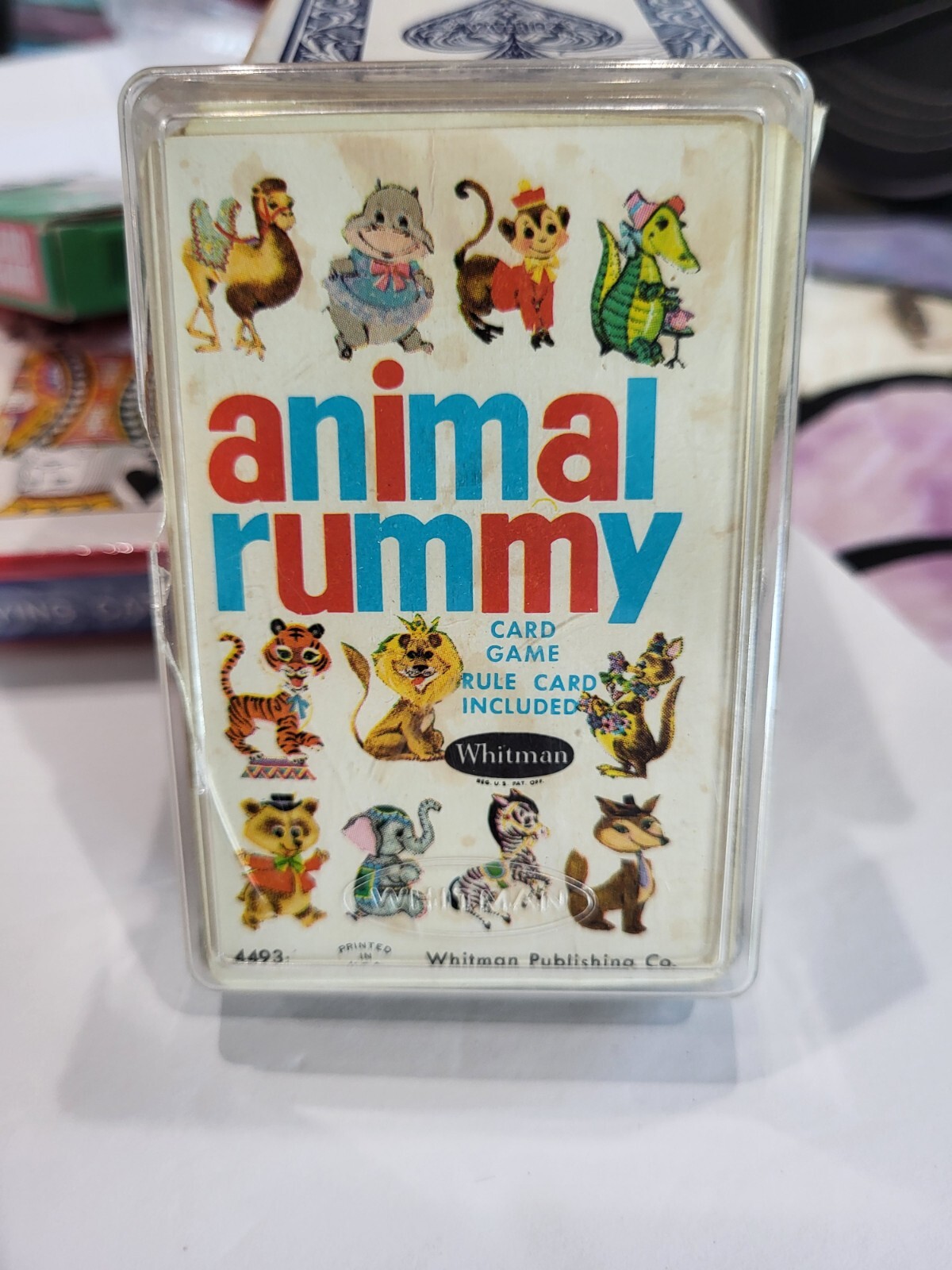 VINTAGE ANIMAL RUMMY CARD GAME by WHITMAN PUBLISHING | eBay
