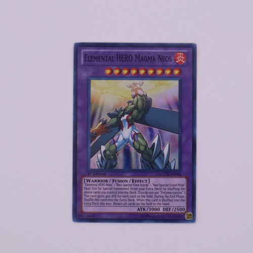 Yu-Gi-Oh! LCGX-EN064 1st Edition Elemental Hero Magma Neos Super Rare ...