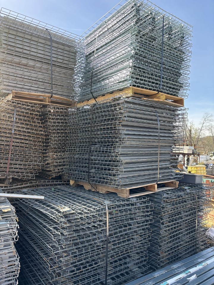 Pallet Rack Wire Deck 48x46" Waterfall 3 Step Channel Racking | eBay