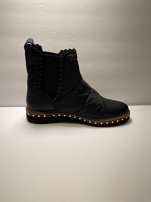 Free People Women's Atlas Puffer Chelsea Black Boot Sz 9 | eBay