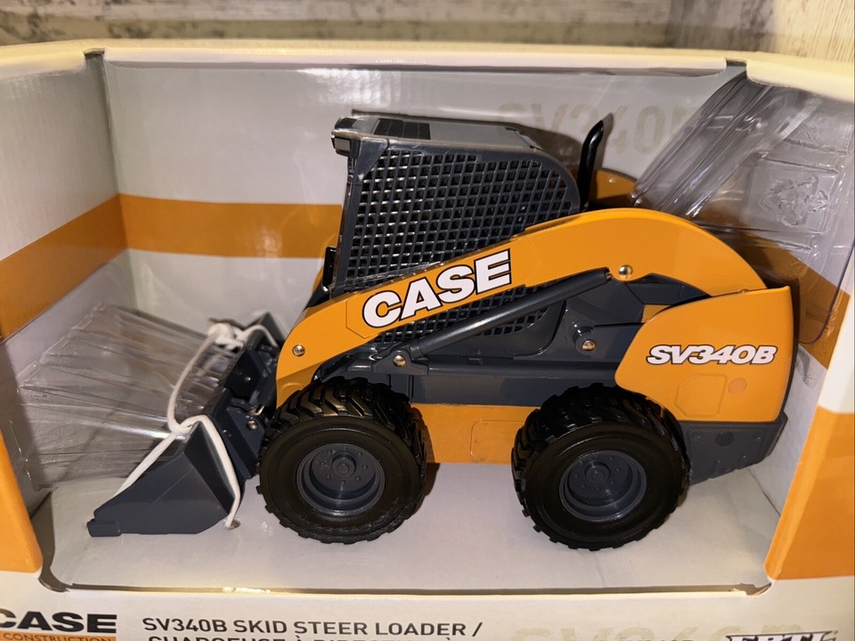 1/16 Scale Case Construction SV340B Skid Steer Loader Die-Cast Ertl ...