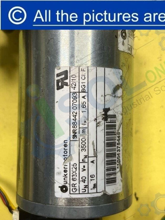 Dunkermotoren GR63x25 SNR 88442 07093 Gear Motor SG80K 10:1 300 Ncm ...