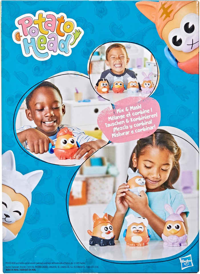 Potato Head Pet-Tato Tots, Pet-Themed Set with 31 Parts and Pieces plus ...