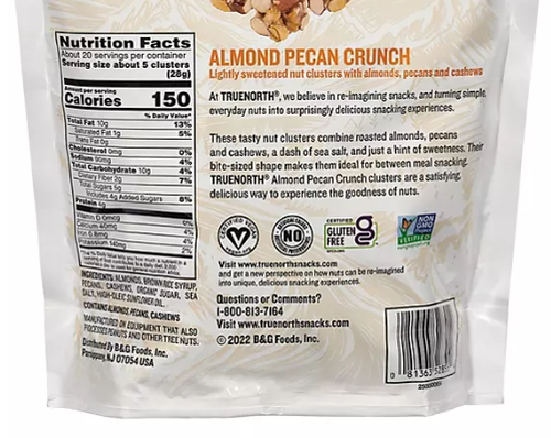 2 Packs True North Almond Pecan Crunch 20 oz Each Pack, Total 40 oz | eBay