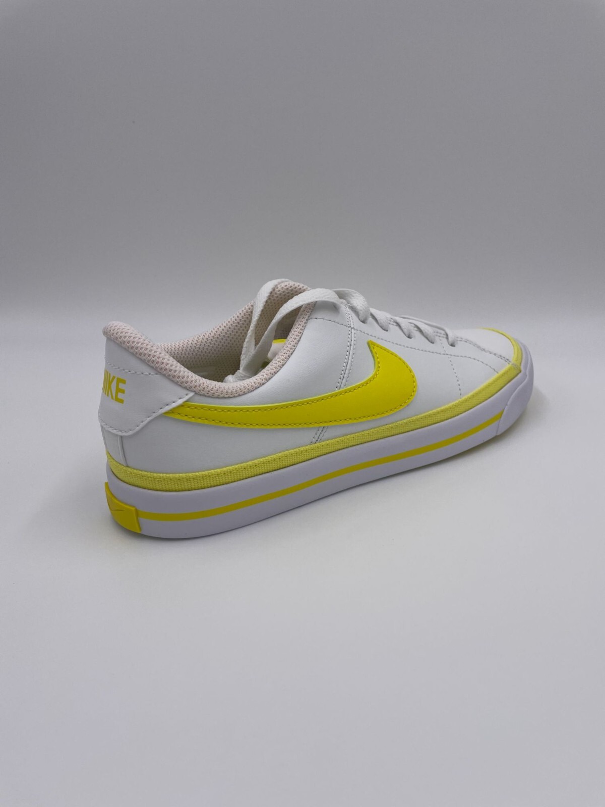 Nike Court Legacy White / Yellow Womens Shoes | eBay
