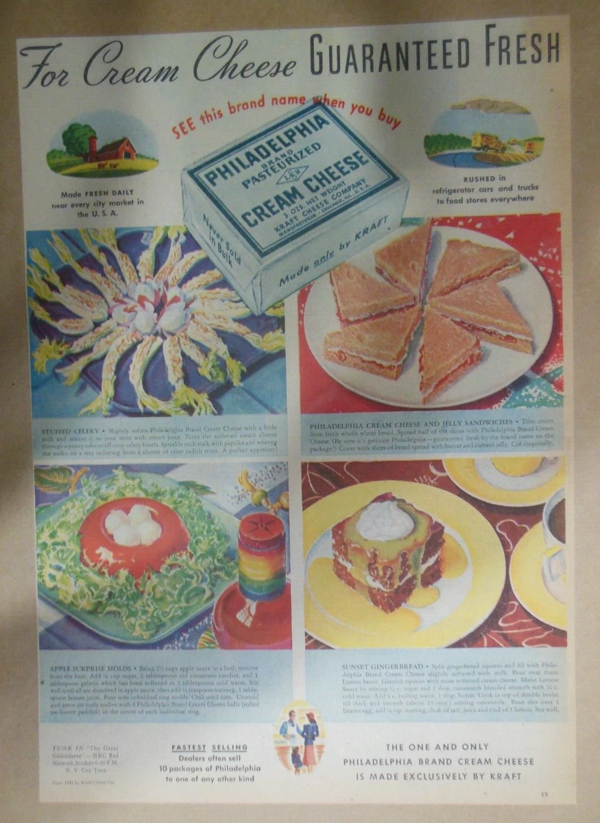 Cream Cheese Package Size