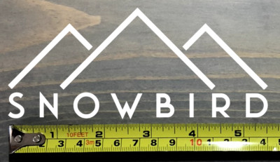 Snowbird Sticker Decal 5.5" Utah Brighton Alta Ski Mountain Snowboard ...