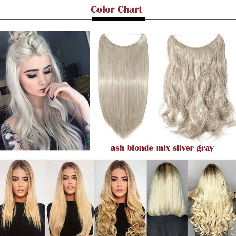 Thick Secret Wire Band as Human Hair Extensions Hidden Invisible One ...