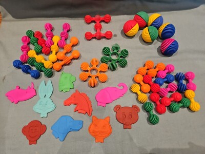 Interstar Construction Bright Animals Zoo 9 Heads 35 Piece Bundle Motor ...