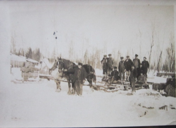 2 EARLY LOGGING CAMP POSTCARDS DATED 1916 NORTHERN MINNESOTA RPPC | eBay
