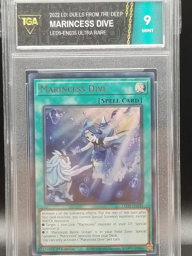 YuGiOh! - Marincess Dive [1st Edition] LED9-EN035 - GRADED MINT 9! | eBay