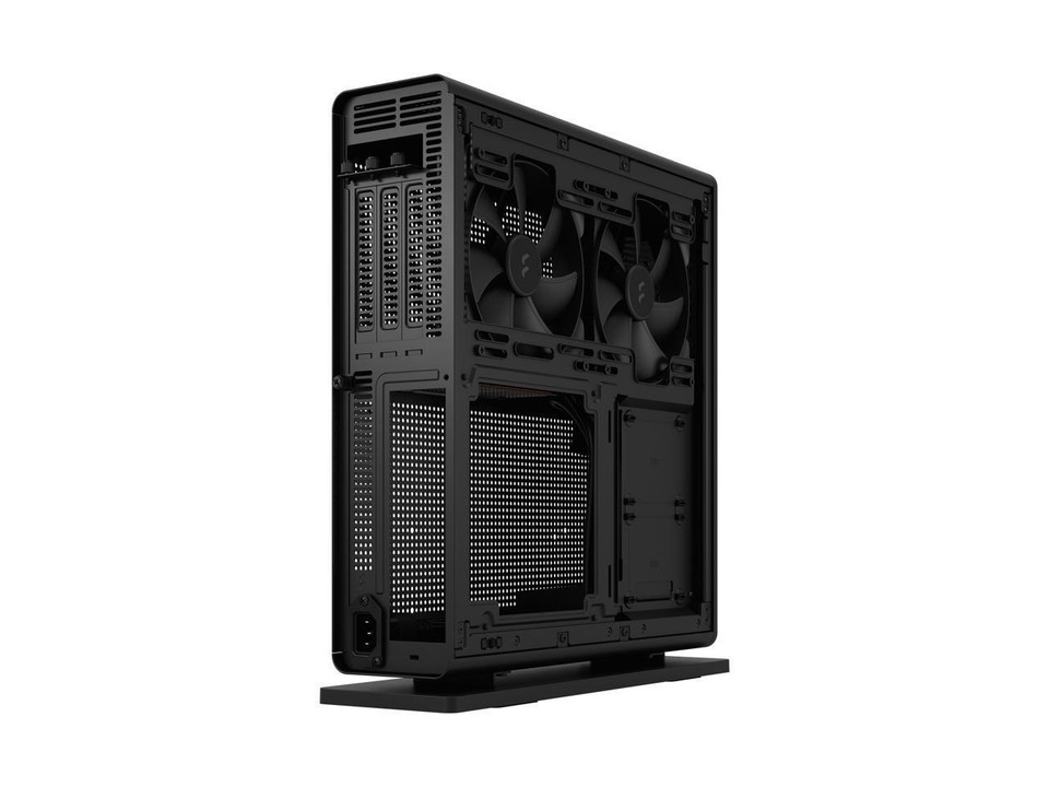 Fractal Design Ridge Black Mini-ITX Slim Small Form Factor Console PC ...